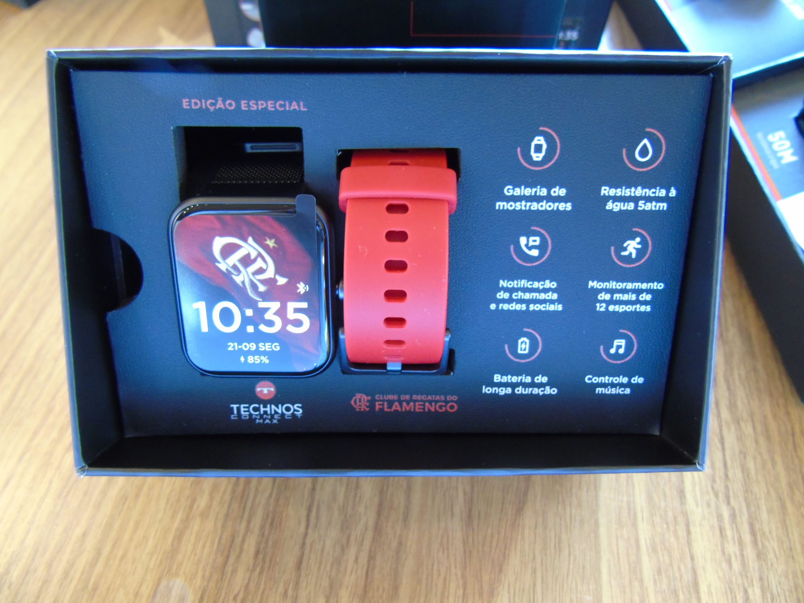 Smartwatch Technos Connect Max Flamengo – Óticas Visão